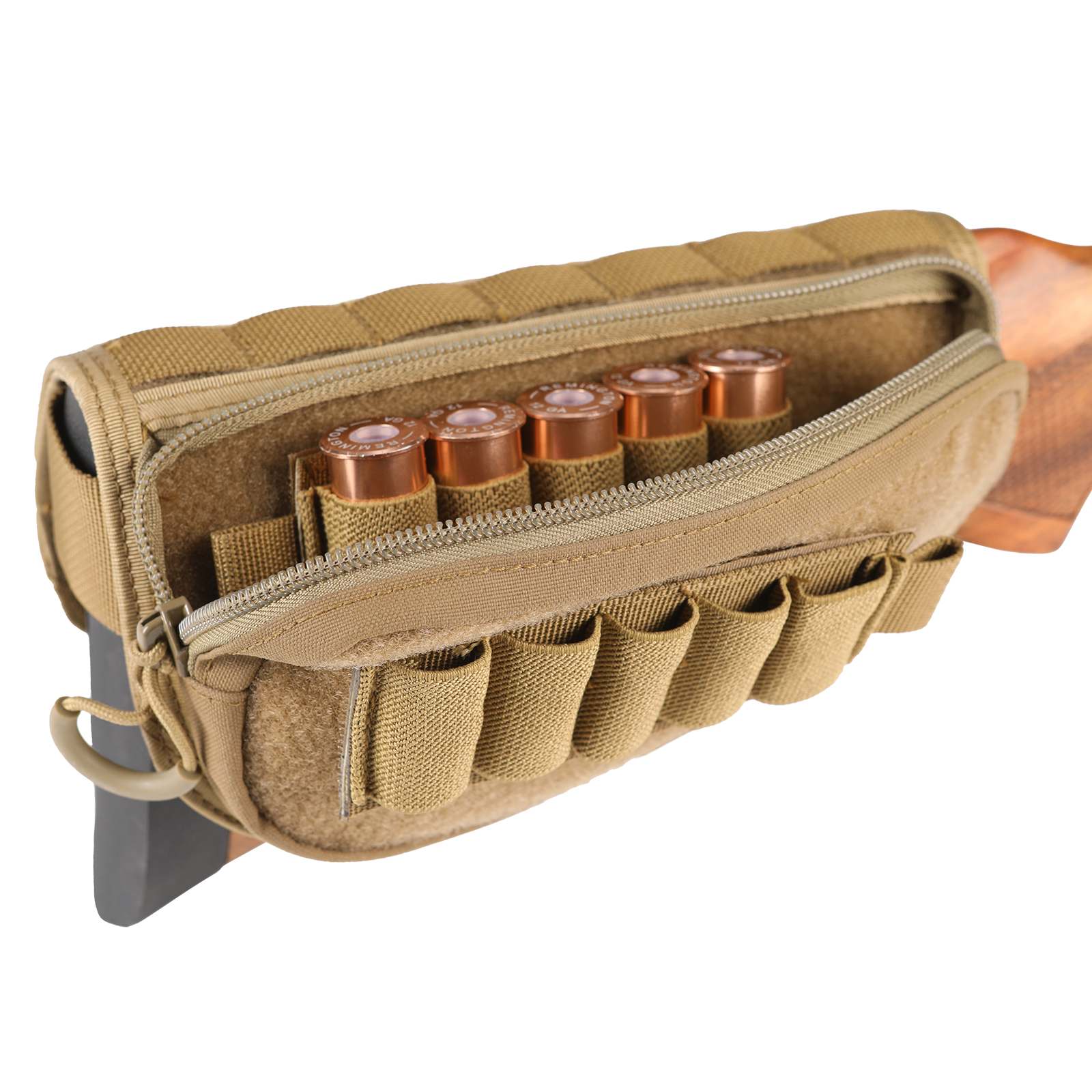 Tactical Gunstock Pouch Buttstock Shotgun Rifle Shell Holder ...