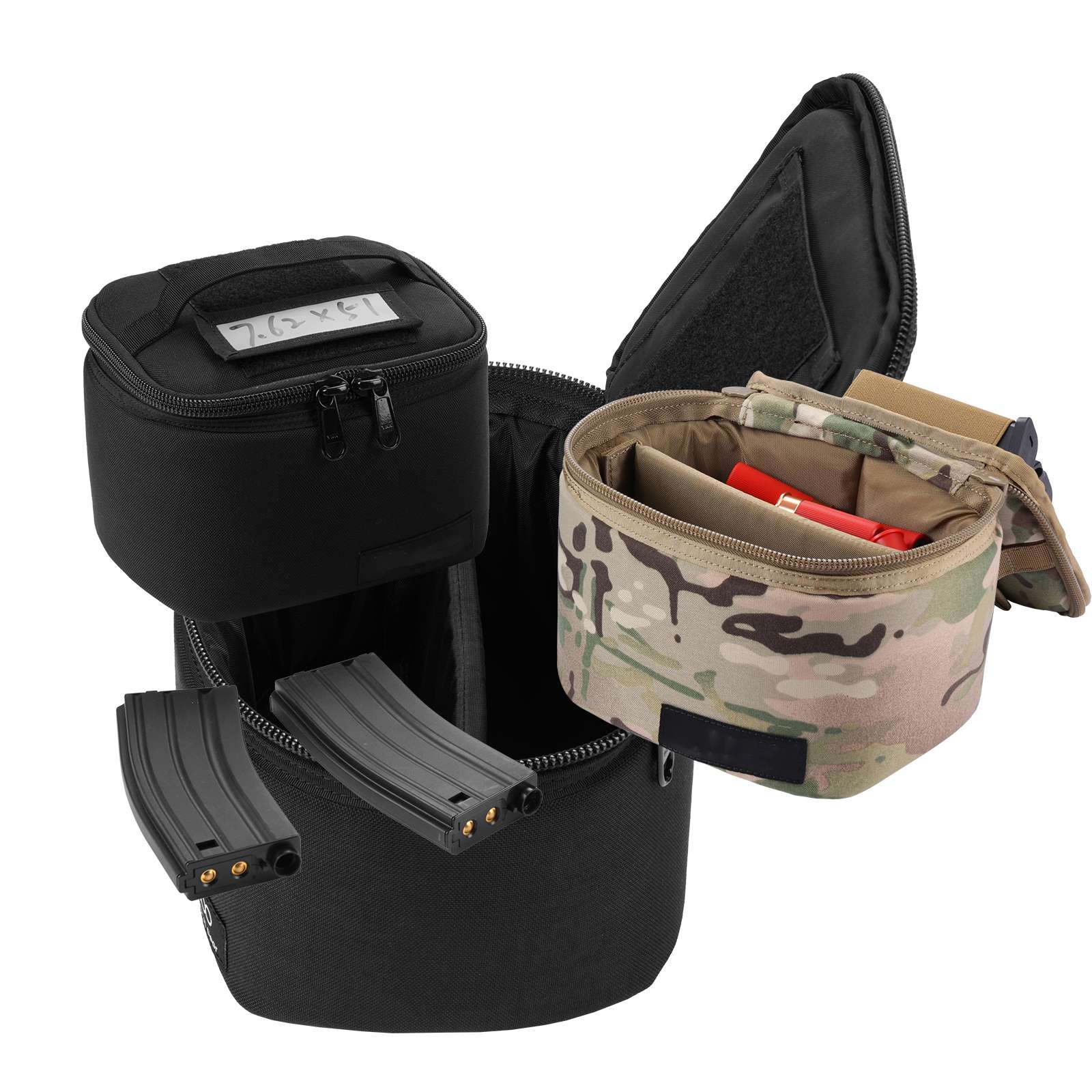 Tactical Ammo Bag, Ammos Transportation Bag for Pistol Rifle and Shotg ...