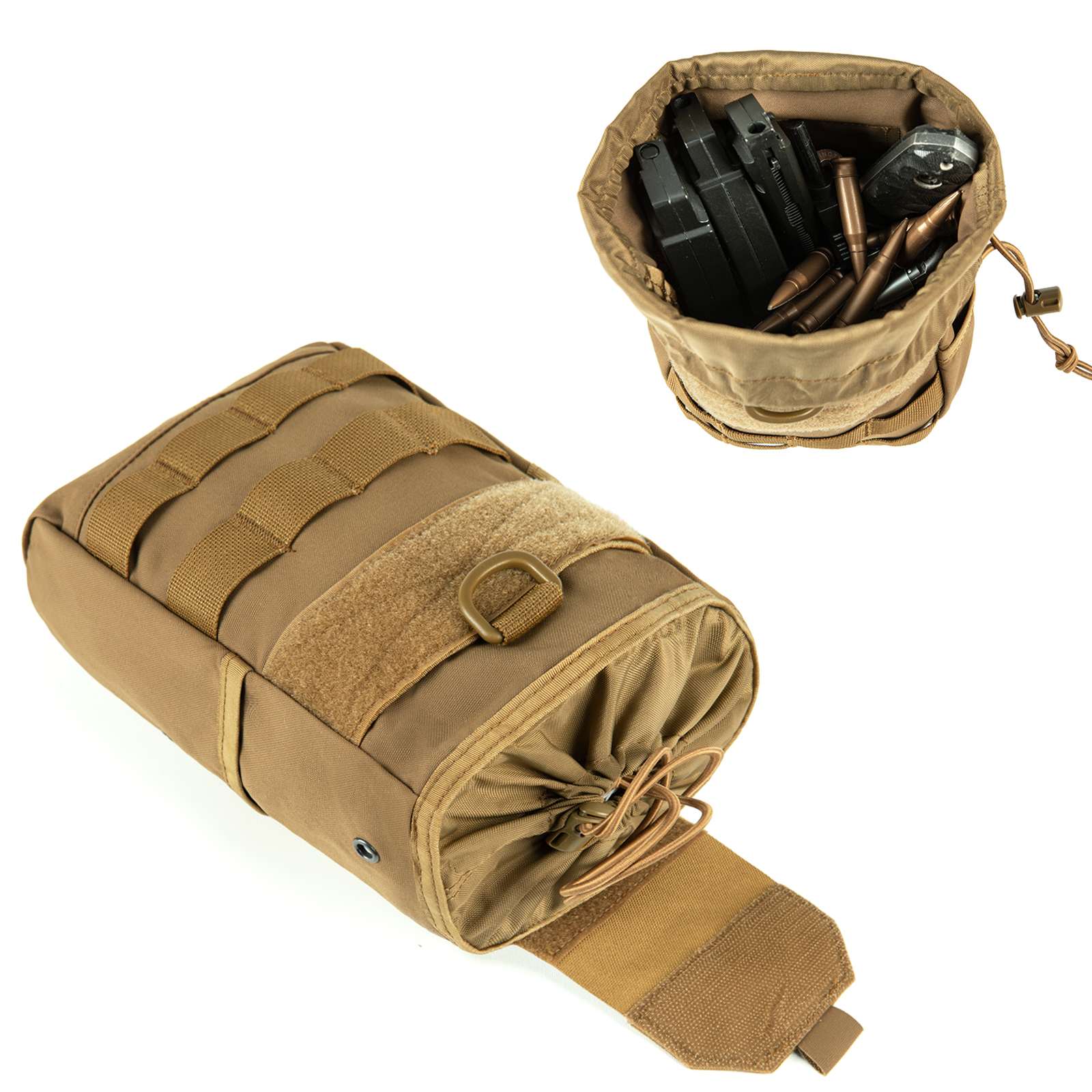 Tactical Dump Pouch Molle Storage Bag Tactical Waist Bag, Drawstring F ...