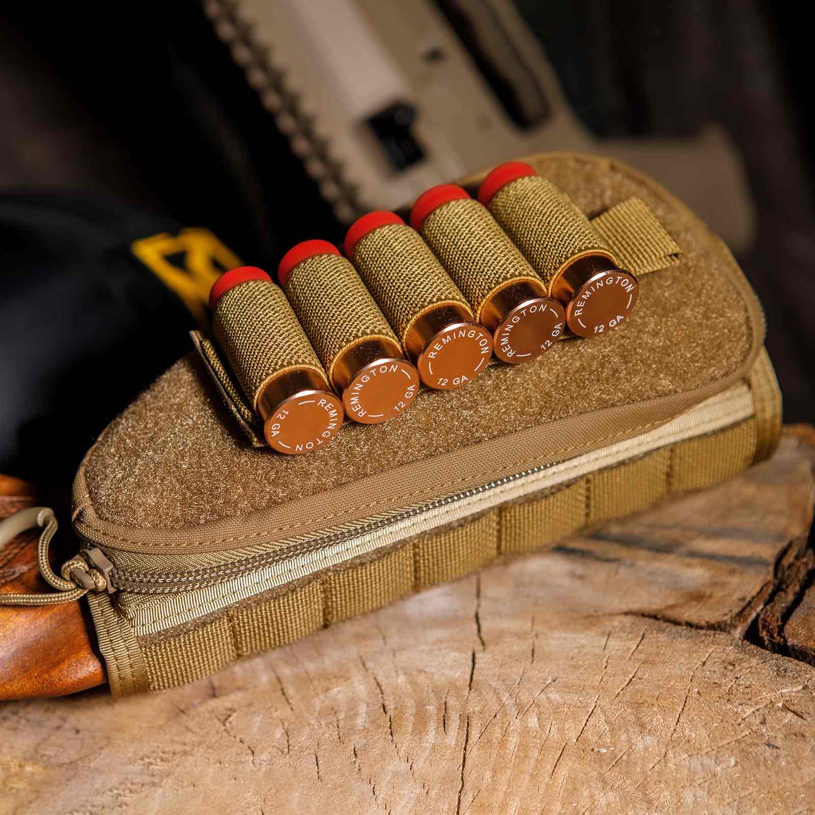 Tactical Gunstock Pouch Buttstock Shotgun Rifle Shell Holder ...