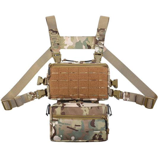 CP Camo Tactical Chest Rig / Sub Abdominal Pouch Set - ANTARCTICA Outdoors