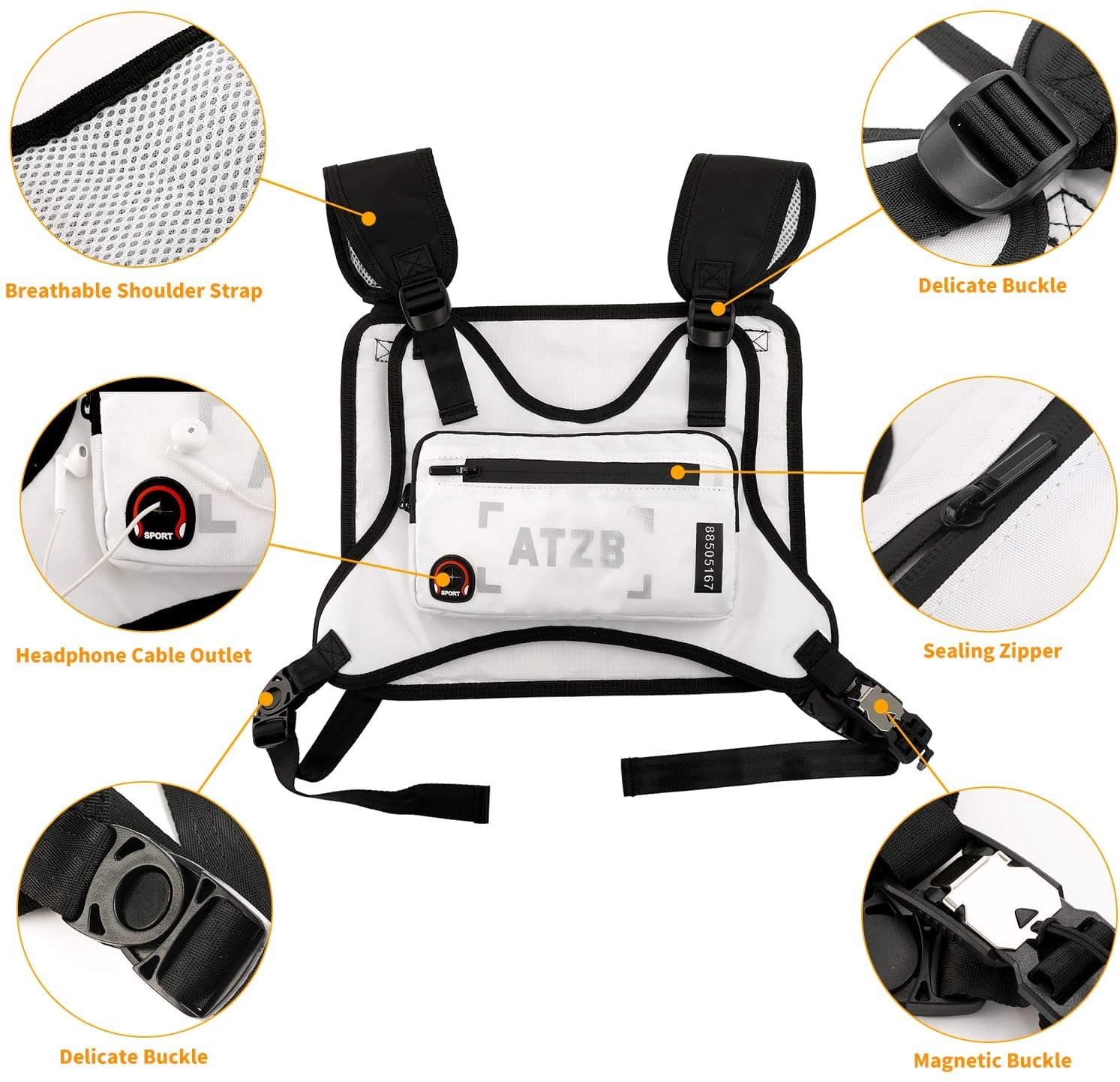 Running Backpack Vest Cell Phone Holder And Accessories – ANTARCTICA ...